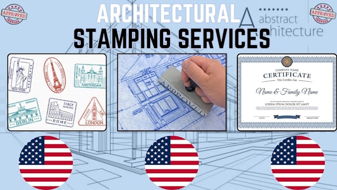 Review architectural stamp structural drawing floor plan mep site plan ...