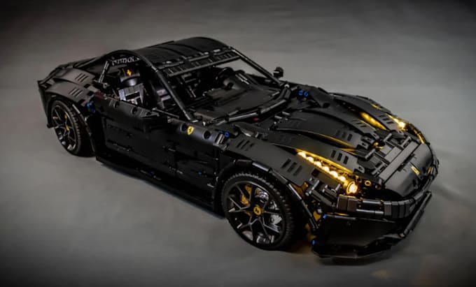 Do 3d lego model custom lego car design pdf manual instructions xml ...