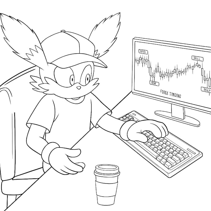 Do 2d line art 2d animation 2d traditional line art pencil sketch by ...