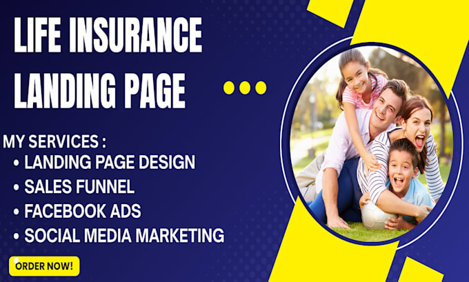 Design a life insurance landing page that gets real leads by Smart ...
