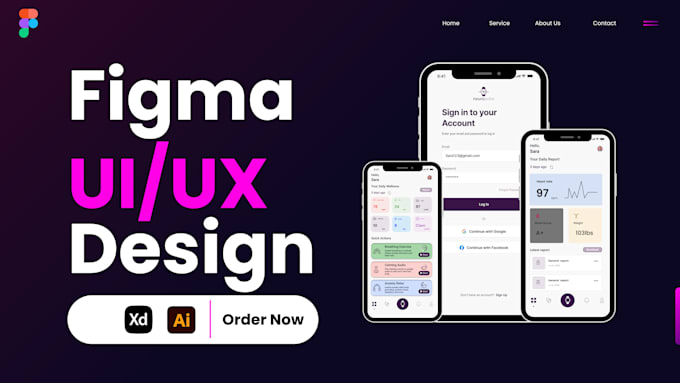 Make stunning mobile app ui ux with interactive design by Saif3019 | Fiverr