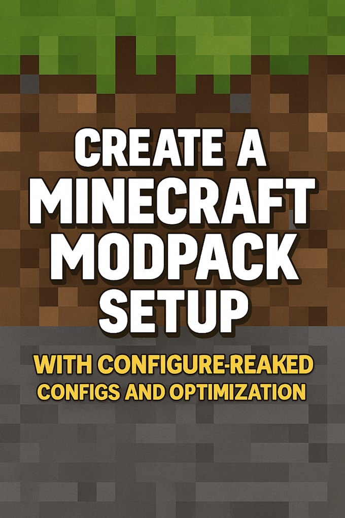 Create a minecraft modpack setup with optimized configs and performance ...