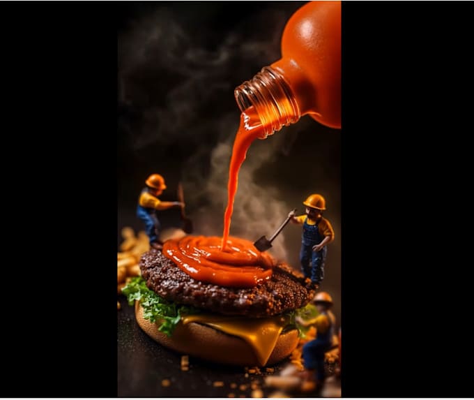 Create stunning 3d food animation product cgi high to end food model by ...