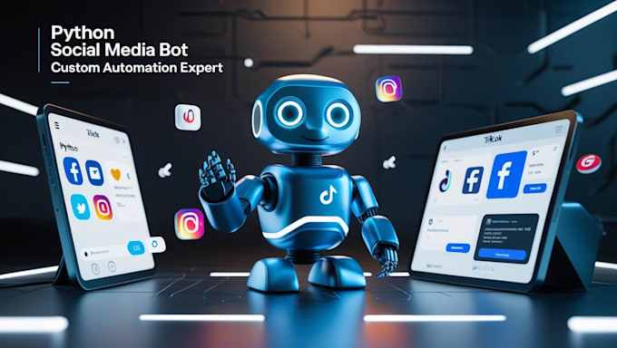 Create a custom social media automation bot using python by Nazmul_4446 | Fiverr