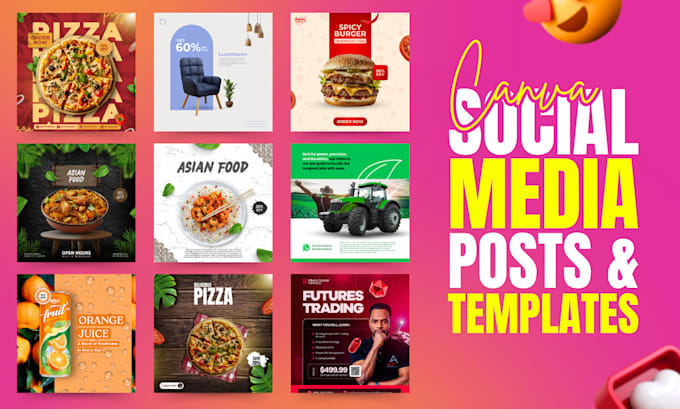 Design professional social media posters in canva by Neonvision05 | Fiverr