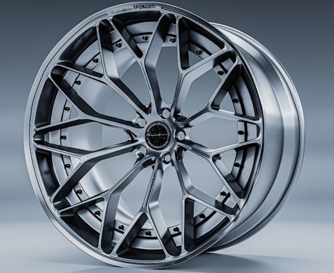 Model 3d car wheel, car rims, cnc production,8k rendering, car part for ...