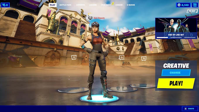 Create fortnite map lobby background, zone war map, survival map or ...