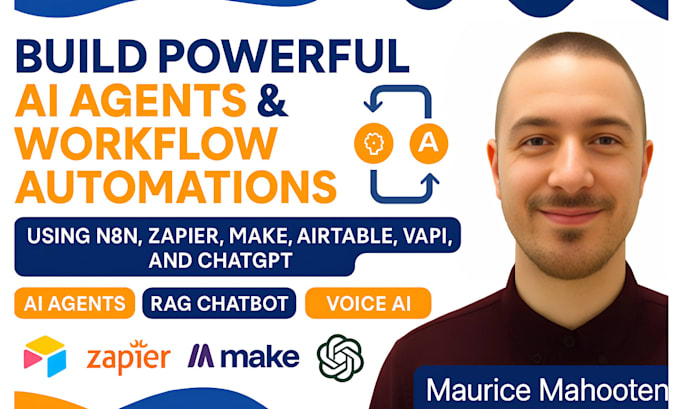 Build ai agents, ai app, rag chatbots and automate workflows with n8n, zapier by Mahooteen | Fiverr