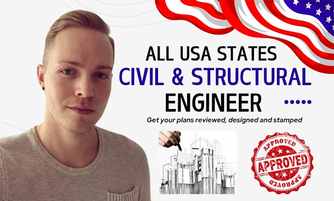 Review stamp as licensed civil and structural engineering city permit ...