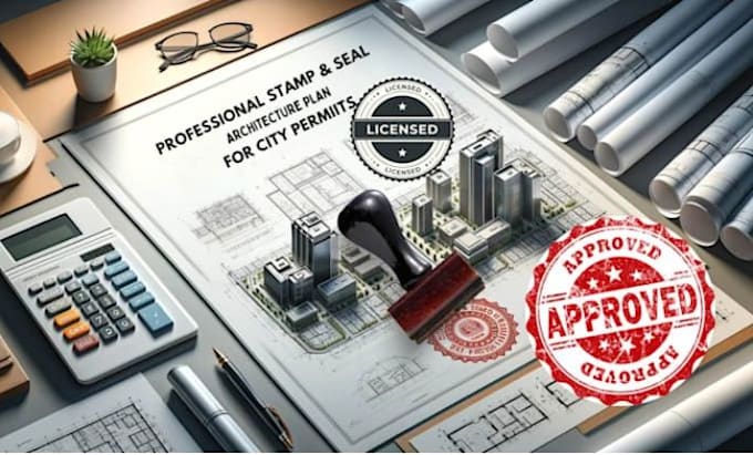 Stamp, seal, and sign your mep or architectural plans for us permits by ...