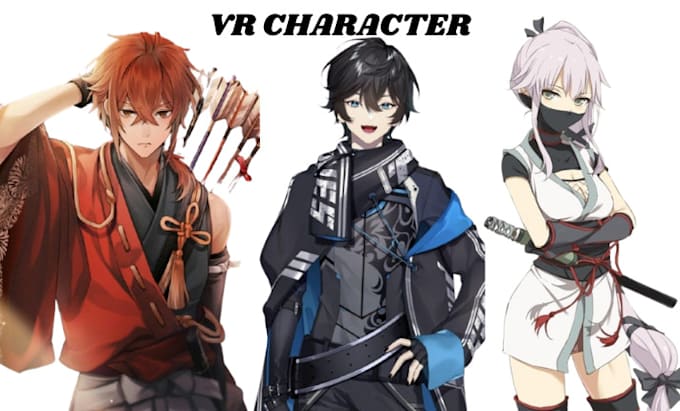 Create vr character furry avatar vrc avatar vrchart avatar 2d model ...