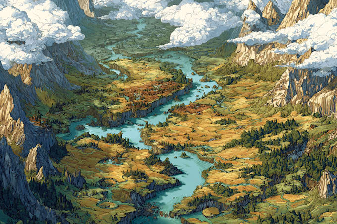 Make your fantasy maps by Ashleyfelto | Fiverr