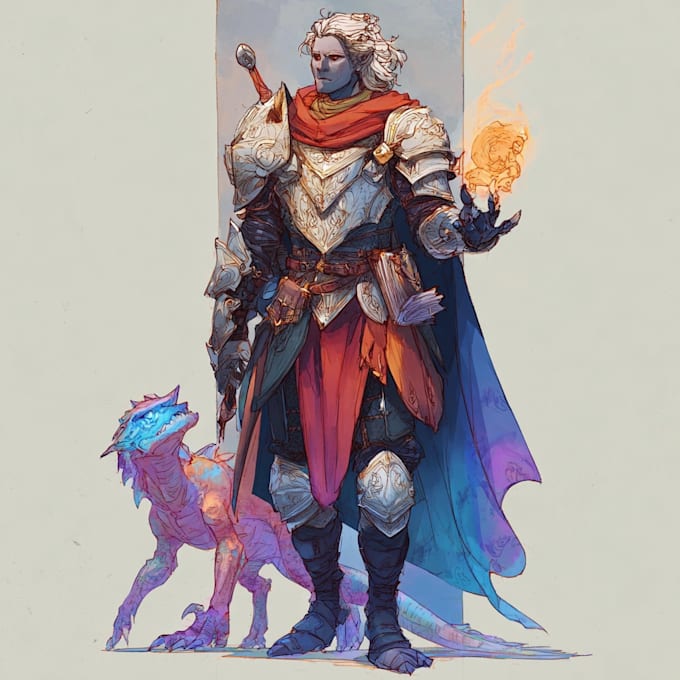 Draw dnd art, fantasy character, creature, and dnd party by ...