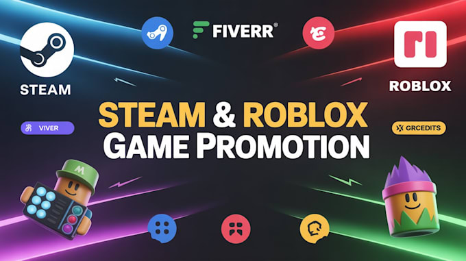 Steam game promotion, roblox game promotion, steam game marketing ...