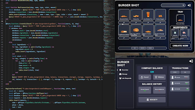 Make a custom fivem script for you by Abdulrehman9669 | Fiverr
