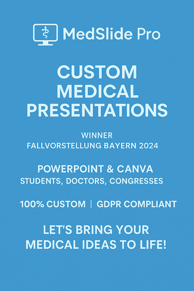 Make medical presentations for students and doctors by Petarivkovic746 ...