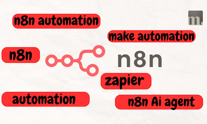Build youtube focused n8n workflows with ai, webhooks apis, and automation by Fidmass1 | Fiverr