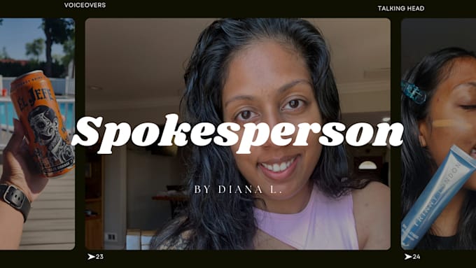 Create ugc spokesperson videos for your brand by Yourbffdee | Fiverr