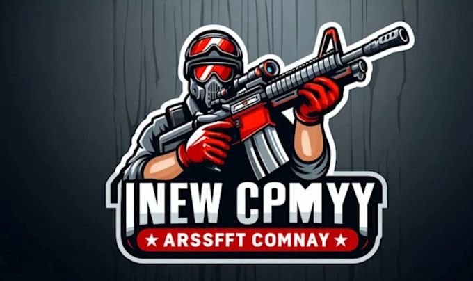 Design airsoft gun mascot logo with creative concepts by Camden_wolfe | Fiverr