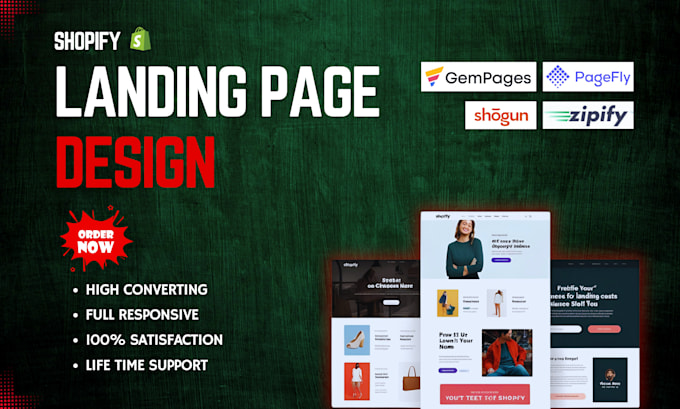 Design shopify landing page, product page by gempages, pagefly by Ashraful_deve | Fiverr