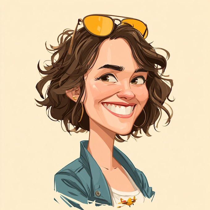Draw cartoon caricature, portrait, avatar, or logo by Fauxguin | Fiverr