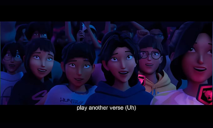 Do 3d inspired kpop demon hunters cgi animated movie, cinematic 3d ...