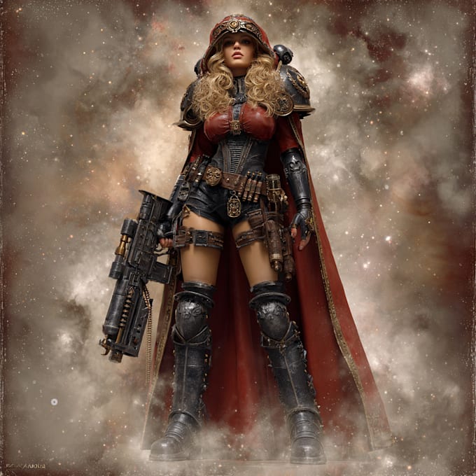 Draw a warhammer 40k character and concept art by Emmoni3 | Fiverr