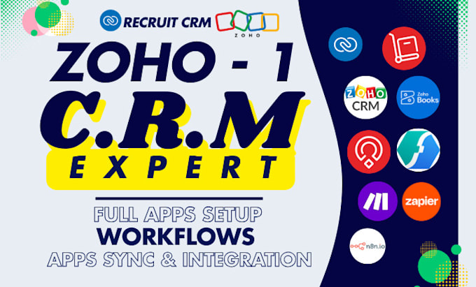 Zoho crm expert zoho form zoho recruit zoho inventory zoho marketing zoho apps by Bernoaz_market ...