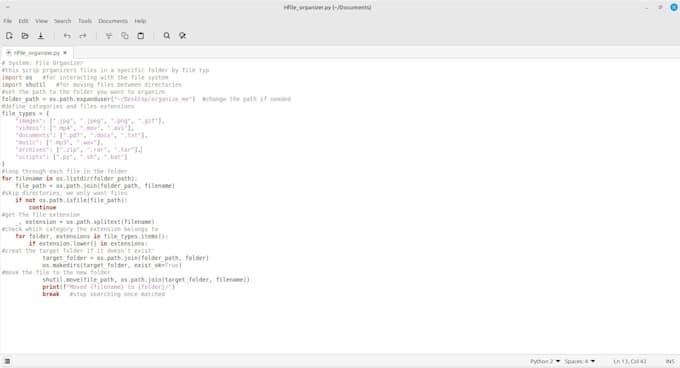 Automate your file organization with python by Galabisystems | Fiverr