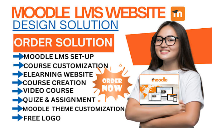 Setup and install your moodle lms with full course upload and customization by Lili___pro | Fiverr