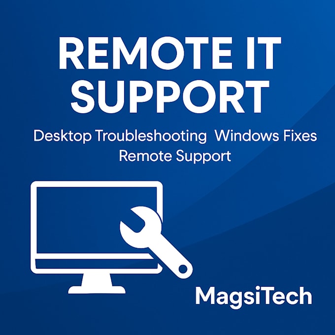 Fix desktop issues and provide remote it support by Elitedeskfix | Fiverr