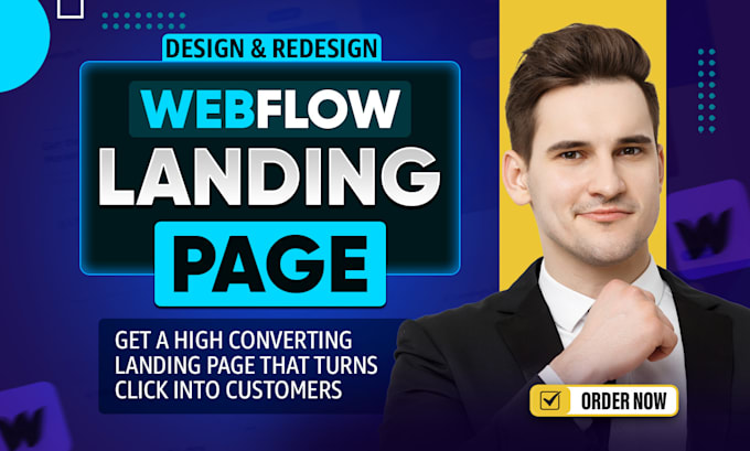 Design or redesign webflow landing page by Usa_stubs3 | Fiverr