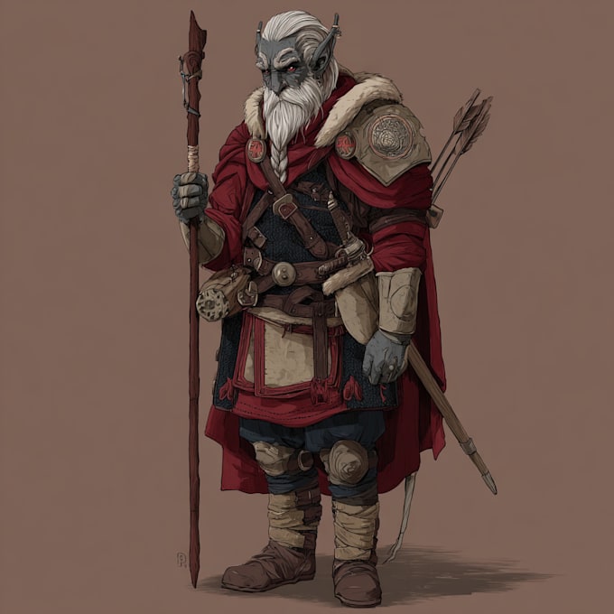 Make dnd character art, dnd party, fantasy oc, concept art by ...