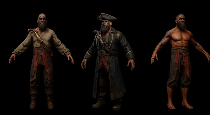 Be stylized 3d modeler, low poly game character, ue 4,5 rig,unity3d ...
