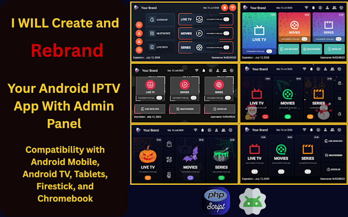 Rebrand your android iptv app with admin panel by Mrgharib | Fiverr
