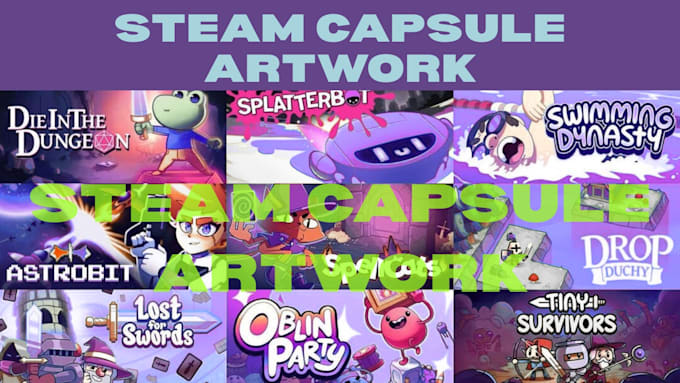 Do steam capsule graphics game banner game ui game poster game ...