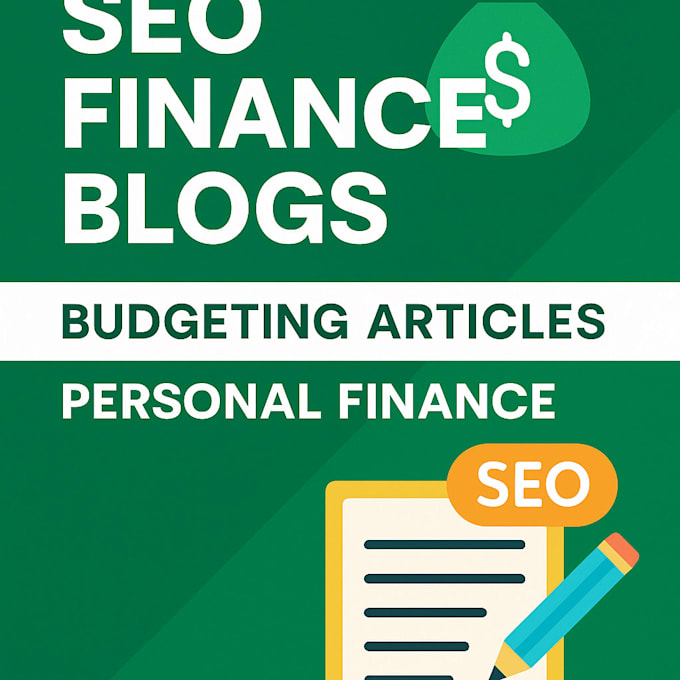 Write seo finance blog posts and budgeting articles by Retwo_raihan ...