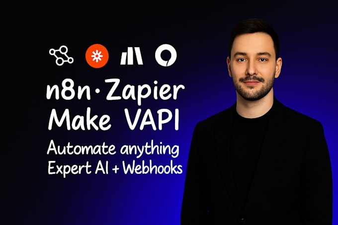 Automate your business using n8n zapier make com gohighlevel by Omershahgillani | Fiverr