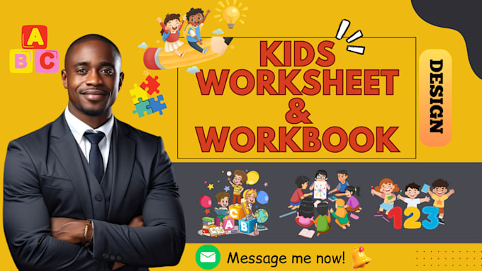 Design canva worksheets, tracing and activity workbook, kids worksheets ...