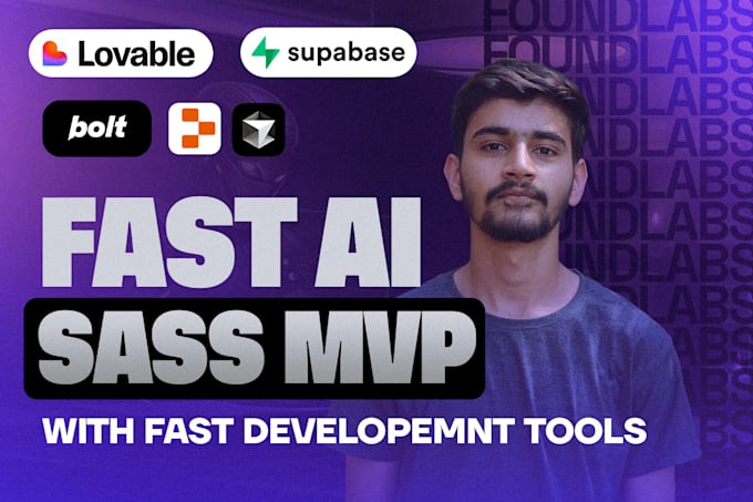 Build your ai saas mvp fast using vibe coding by Foundlabs | Fiverr
