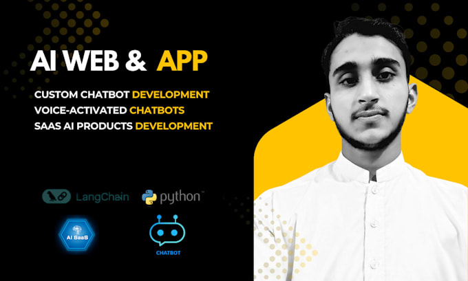 Develop chatgpt ai app or website ai saas app ai chatbot ai software, or product by ...
