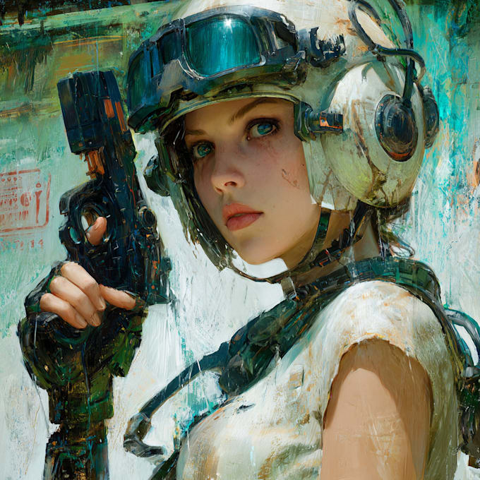 Draw sci fi illustration and sci fi art by Eluintren | Fiverr