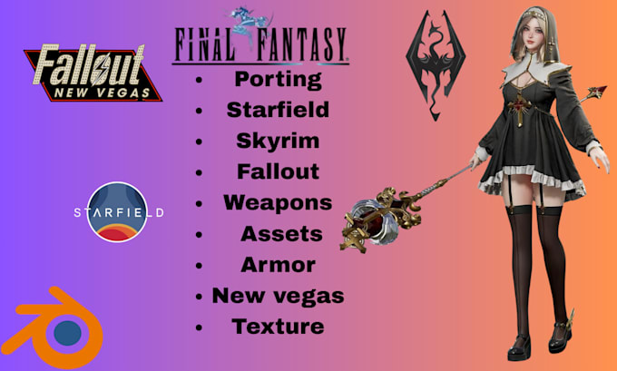 Edit, create, and port mods for ffxiv, skyrim, gmod, fallout 4 ...