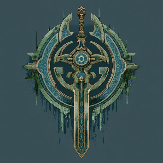 Draw a awesome rpg fantasy or sci fi logo for you by Haluetalsa | Fiverr