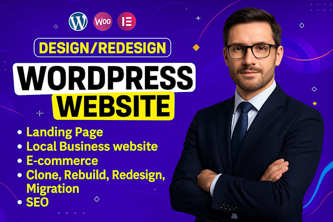 Build, create, redesign, clone website usin wordpress, elementor, woocommerce by Md_johurul | Fiverr
