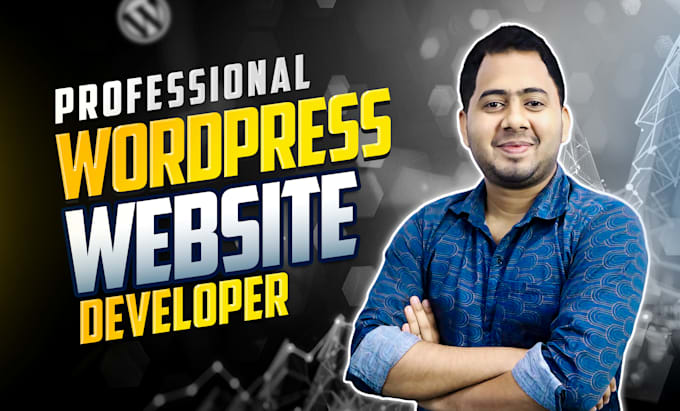 Do custom wordpress website development business website landing page elementor by Wp_lizard ...