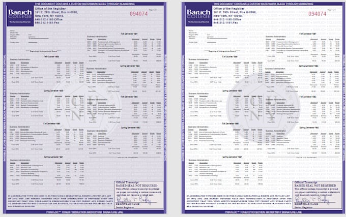 Training courses certificate design, college and university transcript ...