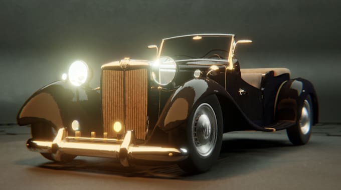 Provide 3d car model, games car, films,rendering,ue5 car,clean topology ...