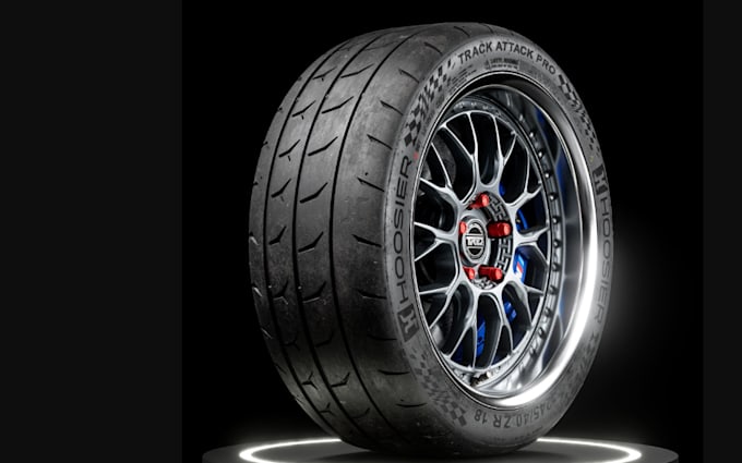 Build 3d car wheel for ecommerce, car rim, cnc production, glb file ...