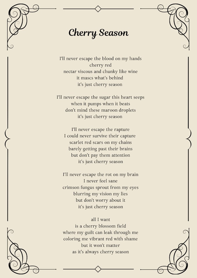 Write a heartfelt and unique poem just for you by Eliealhallak | Fiverr
